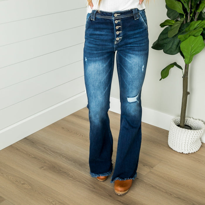 Denim – pink pineapple